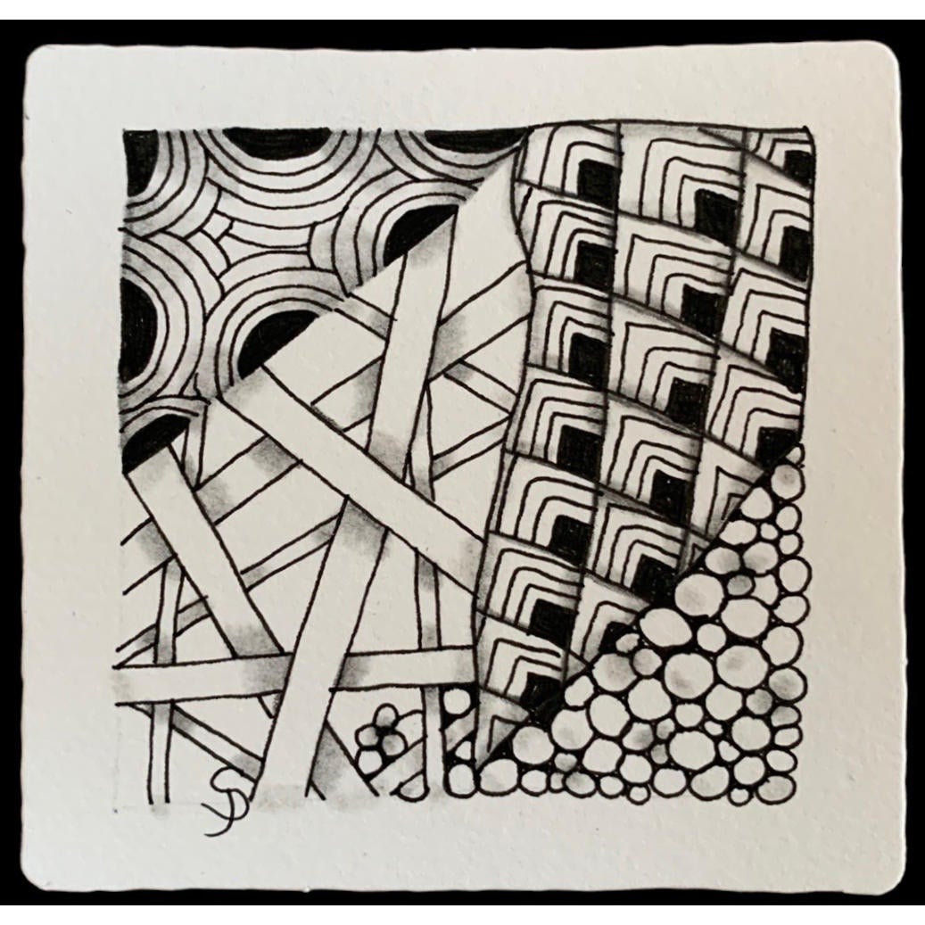 01/27/24 (Sat: 10 - 11:30 am) - Beginner Zentangle Drawing with Certified Zentangle Drawing ...